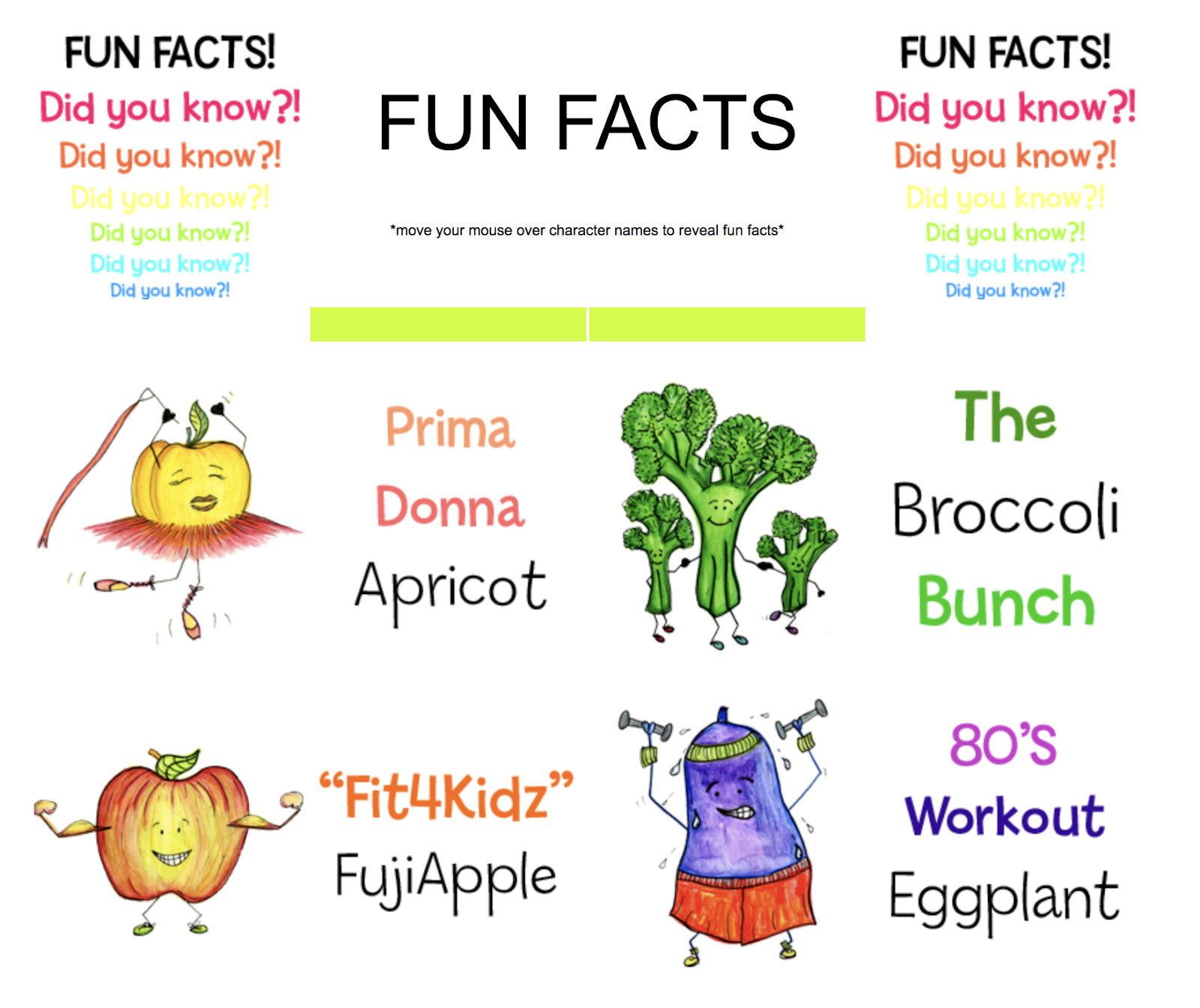 Fun Facts About Fruits And Veggies HealthyHappyLife