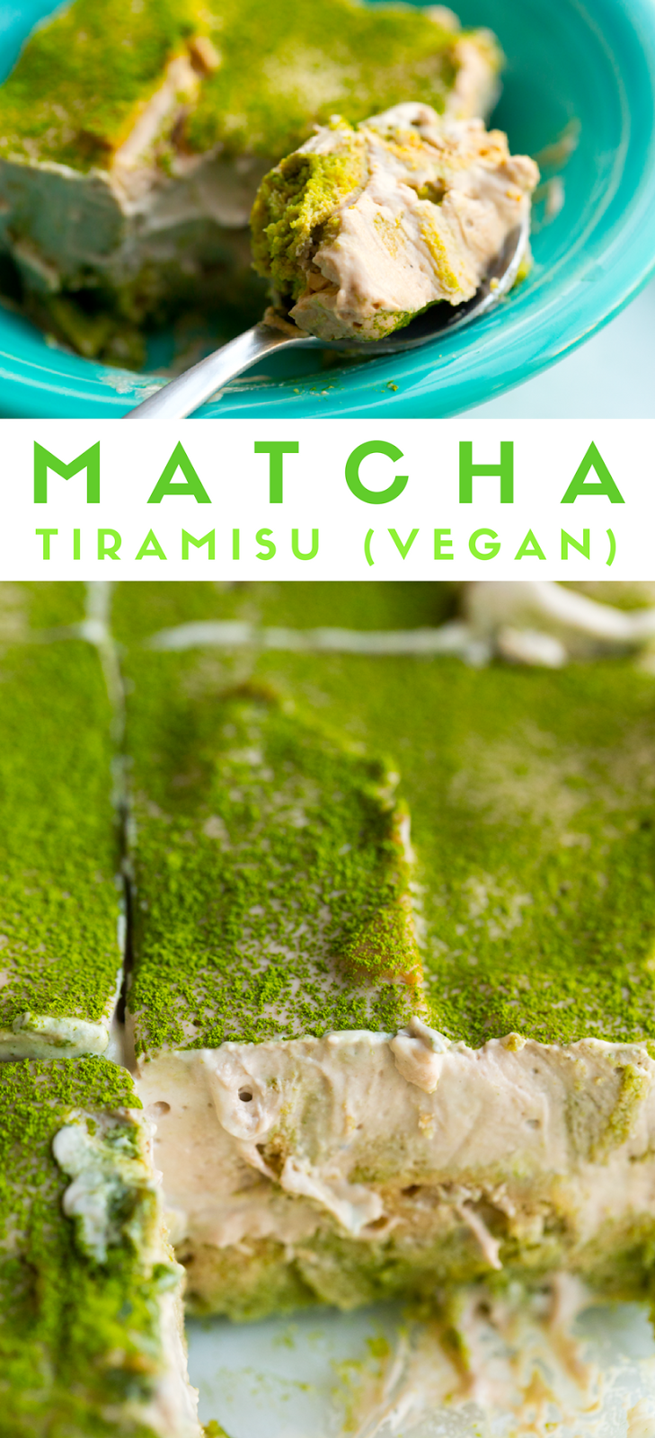 Matcha-misu (Matcha Tiramisu) - HealthyHappyLife.com