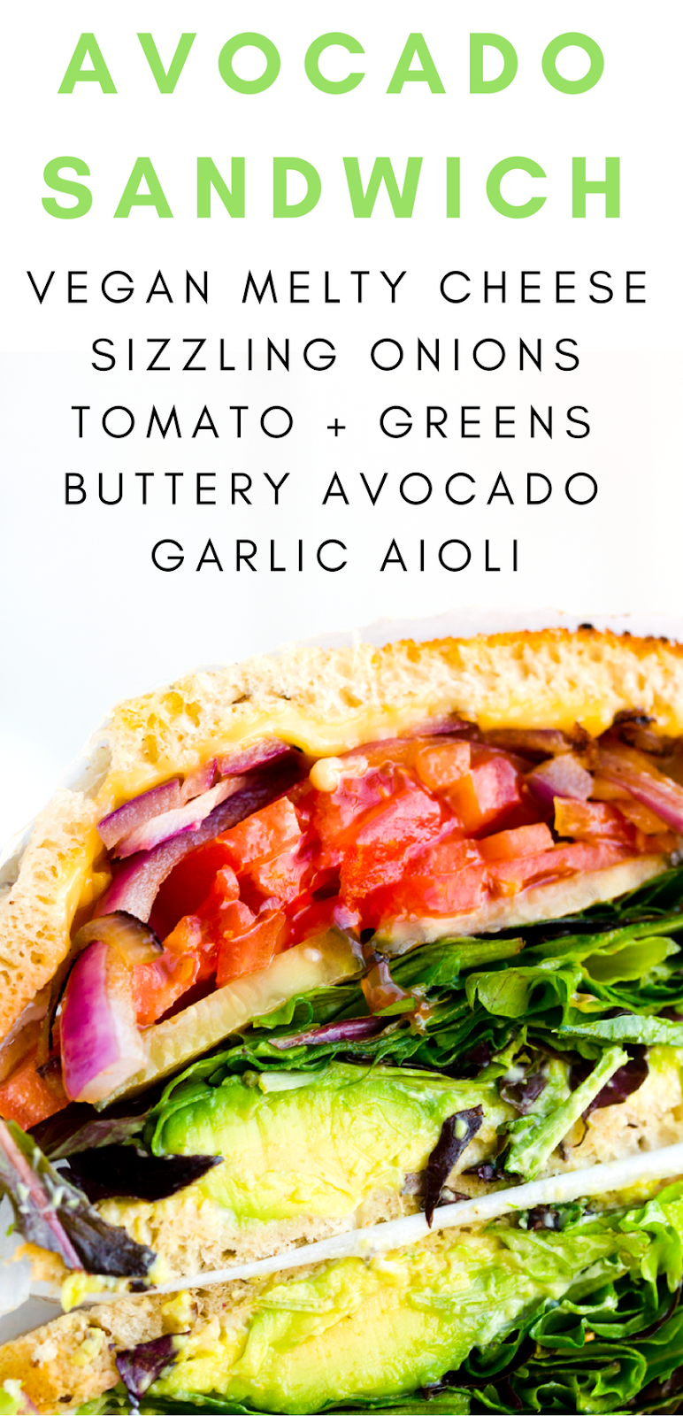 Avocado Sandwich - HealthyHappyLife.com