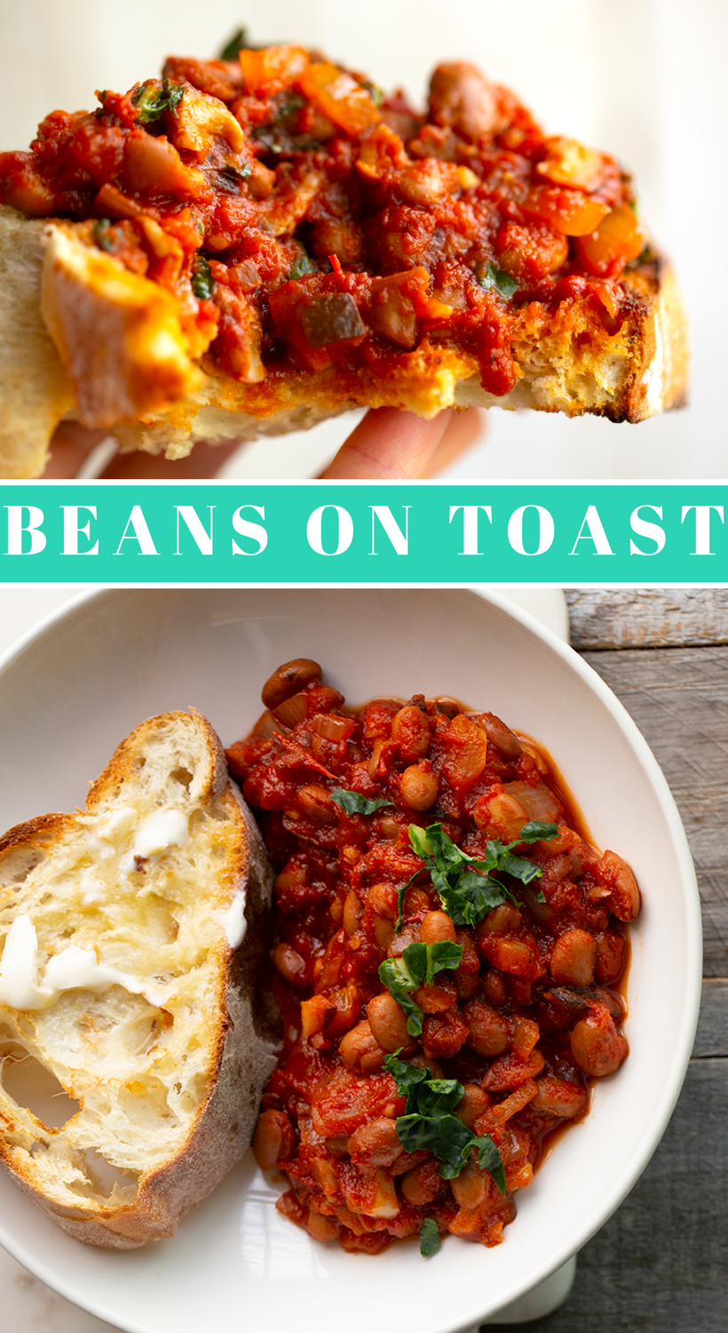 Easy Baked Beans on Toast - HealthyHappyLife.com