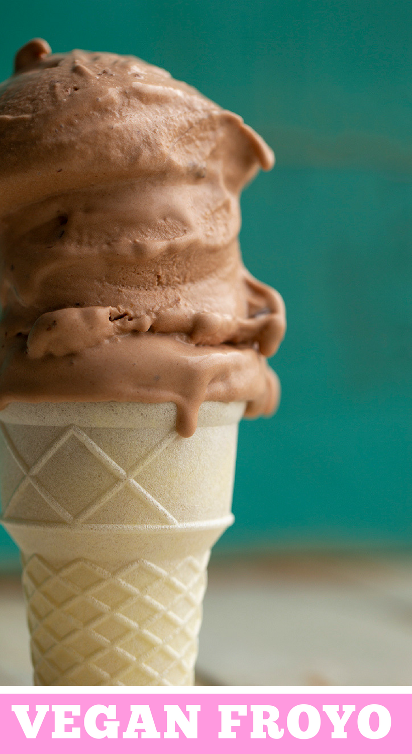 Chocolate Frozen Yogurt - HealthyHappyLife.com