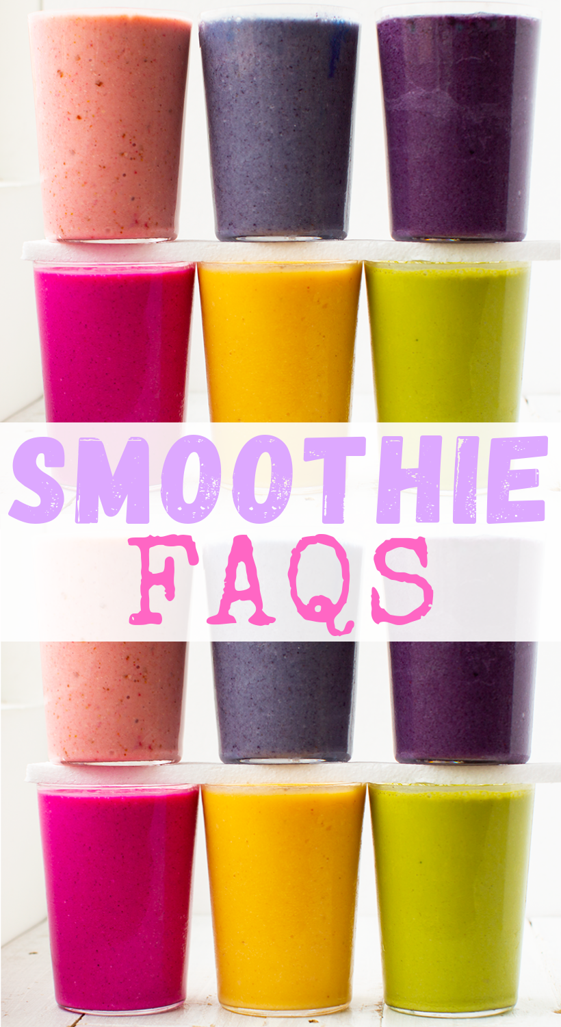 Smoothie FAQ's and Tips for Wellness - HealthyHappyLife.com