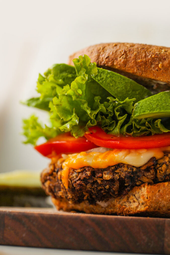Fiesta Black Bean Burgers - HealthyHappyLife.com