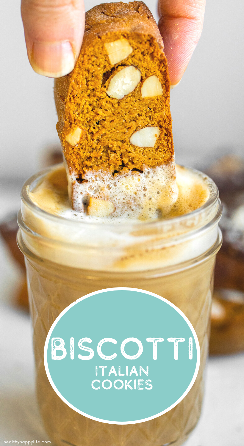 Simple + Classic Vegan Biscotti - HealthyHappyLife.com