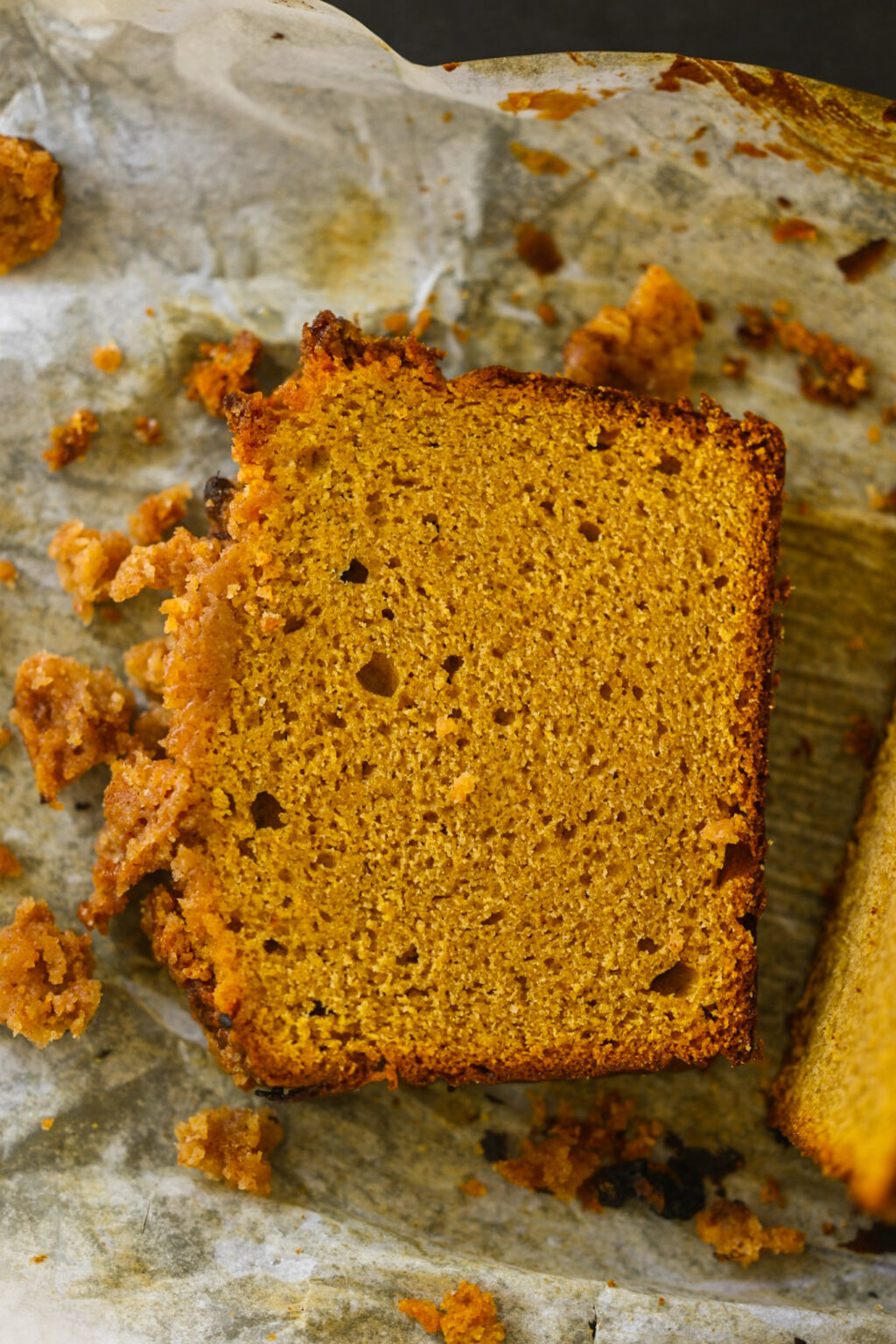 Vegan Streusel Pumpkin Bread Healthyhappylife