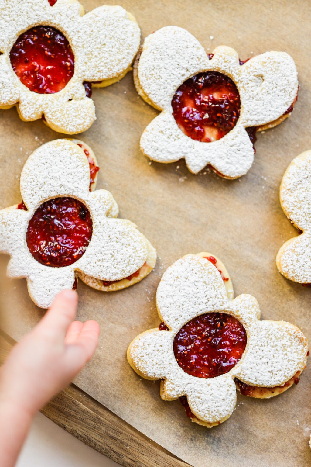 Vegan Linzer Cookies - HealthyHappyLife.com