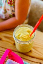 Yellow Banana Kids Smoothie - HealthyHappyLife.com