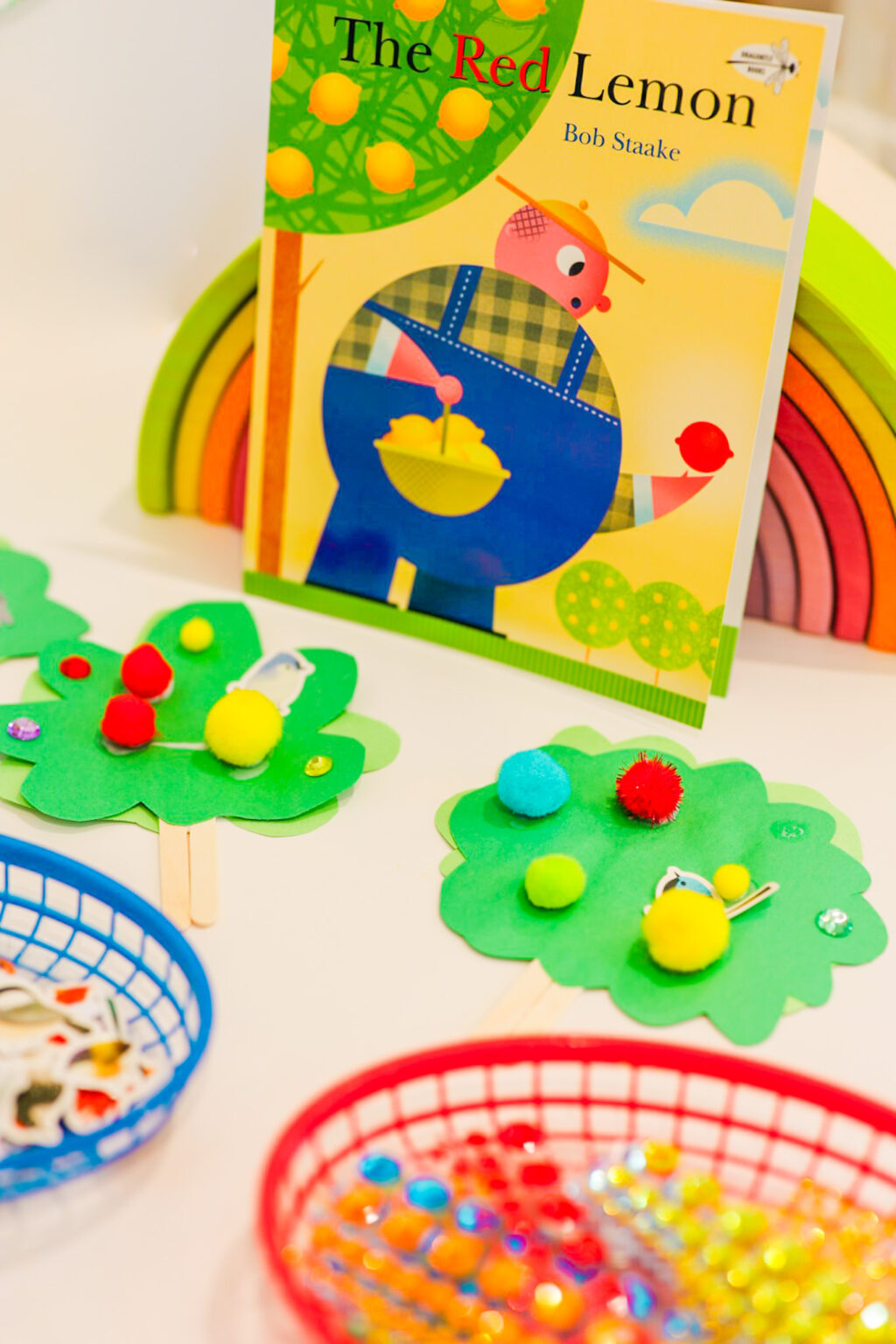 Book + Craft Series: The Red Lemon by Bob Staake - HealthyHappyLife.com