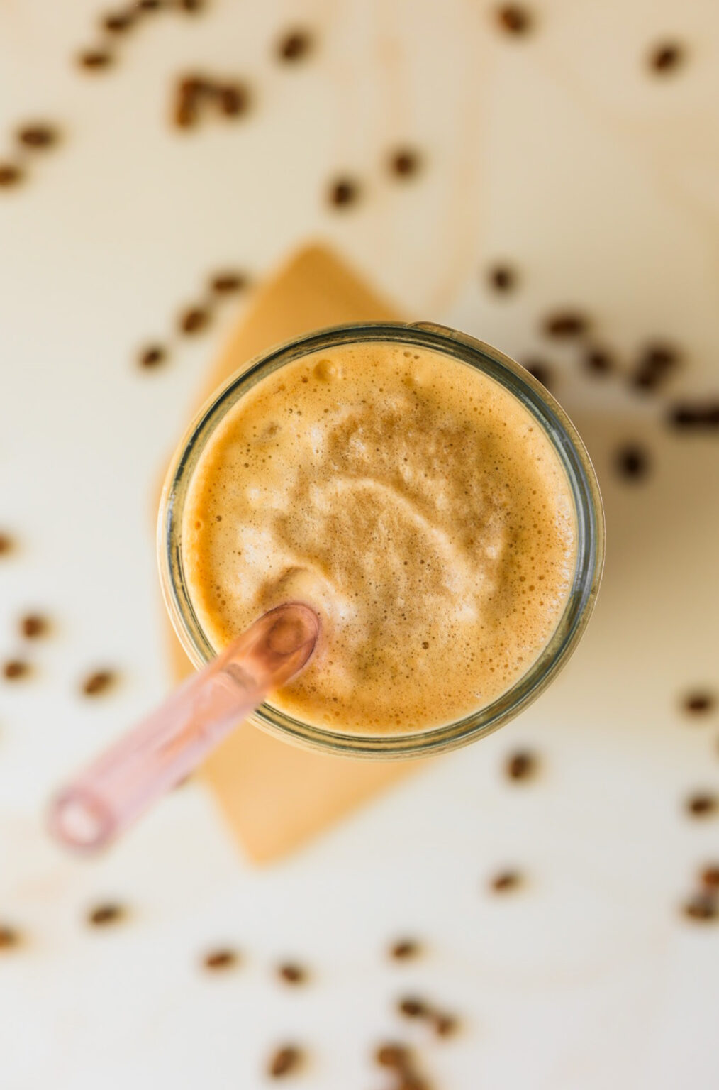 Leftover Coffee Smoothie - HealthyHappyLife.com