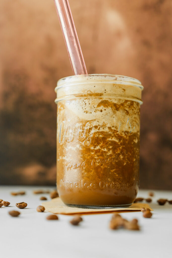 Leftover Coffee Smoothie - HealthyHappyLife.com